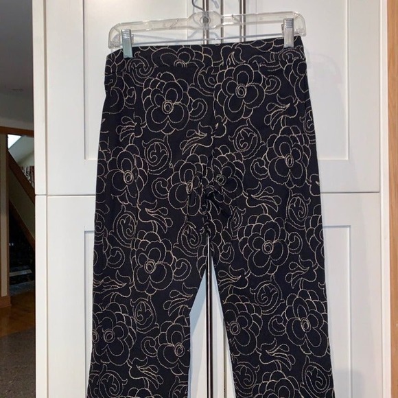 Cache | Pants & Jumpsuits | Cache Floral Embroidered Low Rise Flare ...